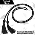 Black 2026 Graduation Cord Bulk Tassel Handfasting Braided Cords ...