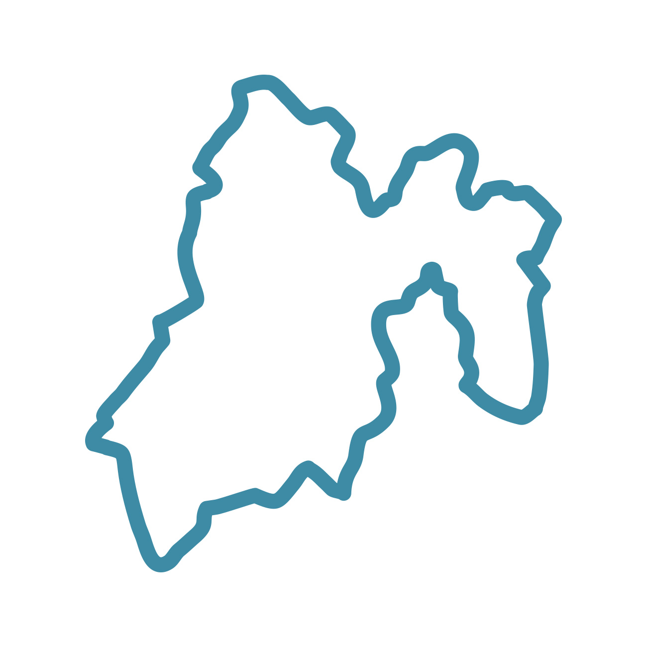 State of Mexico State Shaped Sticker Decal Die Cut - Self Adhesive ...