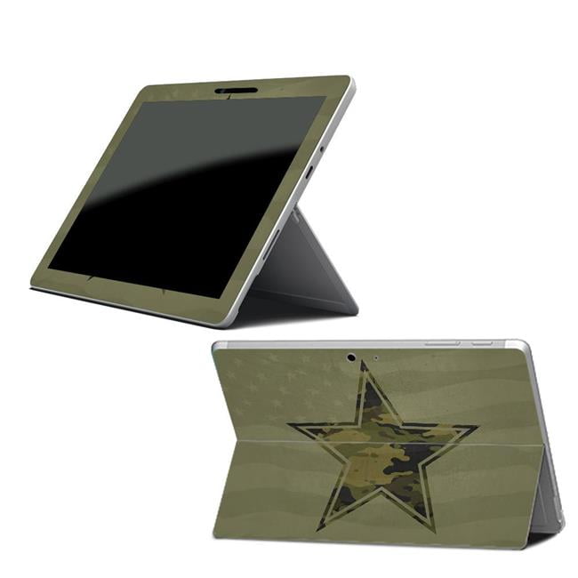 MightySkins MISURFGO-Army Star Skin Decal Wrap for Microsoft Surface Go ...