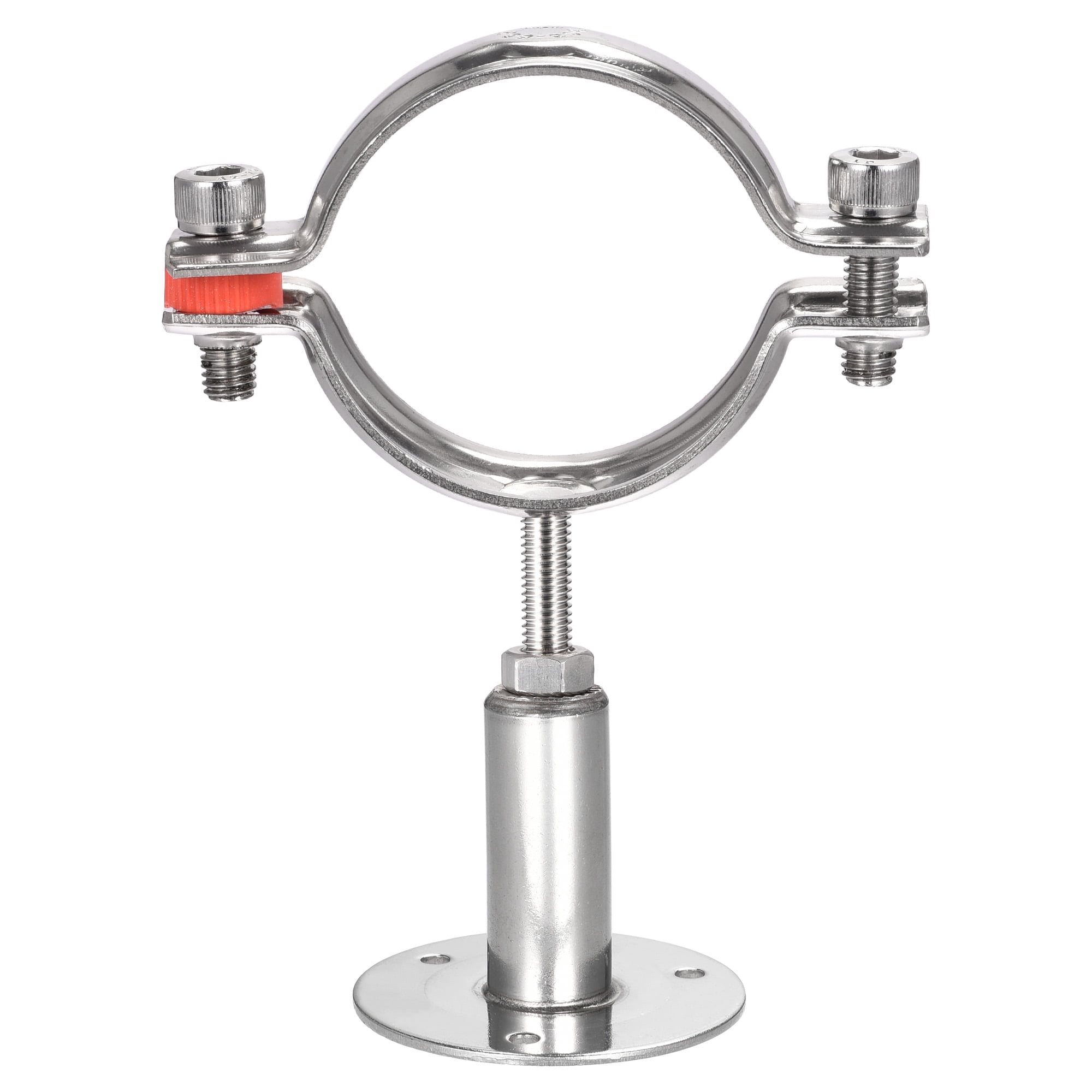 Uxcell 304 Stainless Steel Wall Mount Ceiling Mount Pipe Support for 70 ...