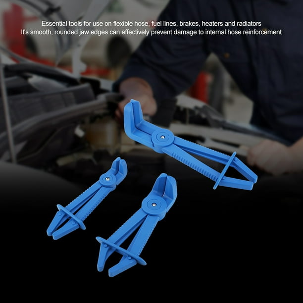 Line Plier, 3Pcs Plastic Flexible Hose Clamp Tool Set Brake Fuel Water ...