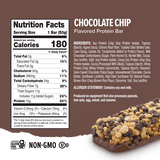 Ready Clean Chocolate Chip Protein Bar, 5 Count, Box - Walmart.com