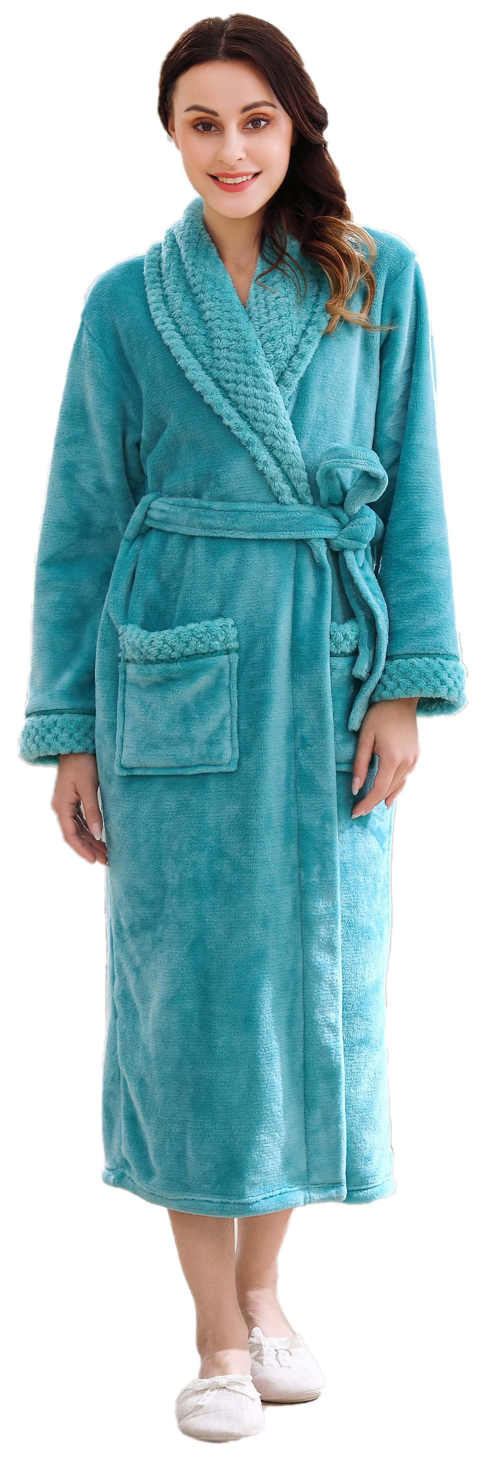 Richie House Women's long sleeve robe RH1591 - Walmart.com