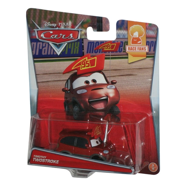 Disney Pixar Cars Movie Timothy Twostroke Race Fans Die-Cast Toy Car ...