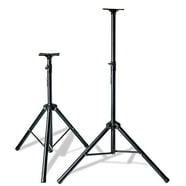 Pyle PSTND2 6 Foot Tall Adjustable Height Tripod Base Speaker Mount Stand, Black - Walmart.com
