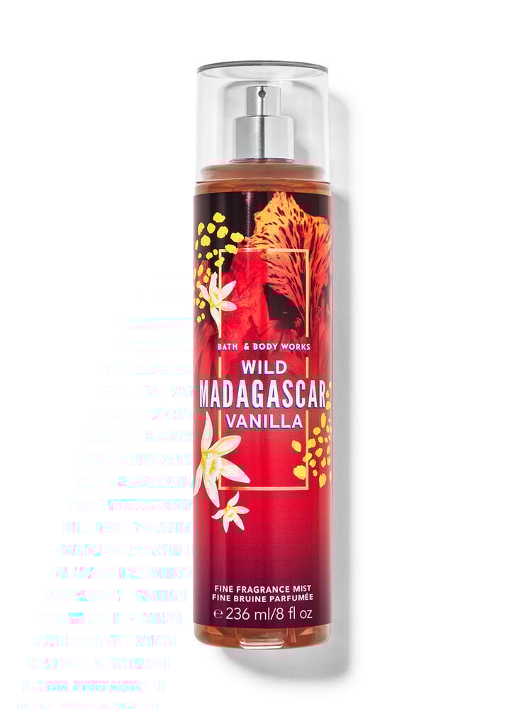 White Barn, Wild Madagascar Vanilla Mist, 8 oz, African Pear, Jasmine, Layerable Fragrance ...