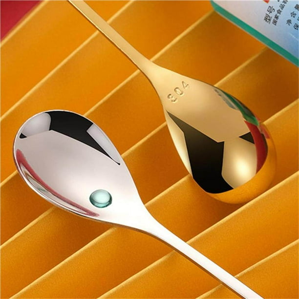 thinsony 5pcs/set 5-color Deer Head Shape Stainless Steel Stirring ...