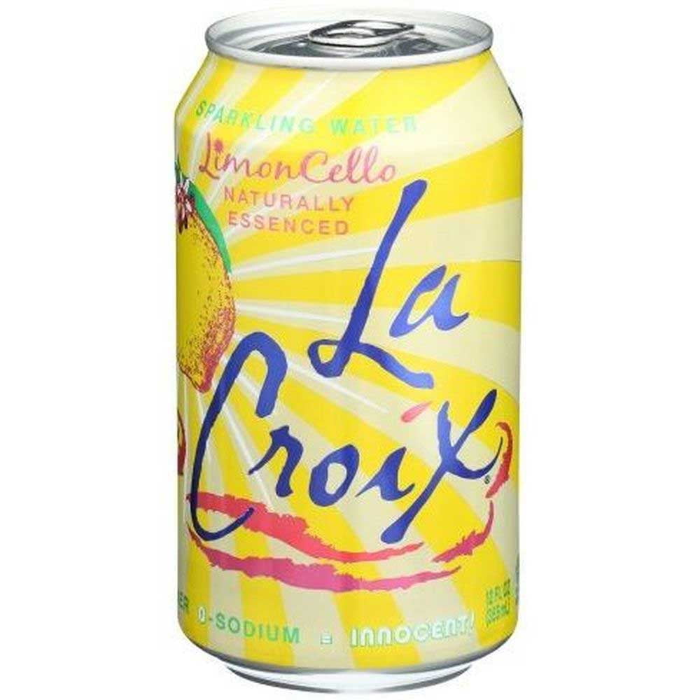LaCroix Limoncello Sparkling Water, 12 Fluid Ounce - 8 count per pack -- 3 packs per Case ...