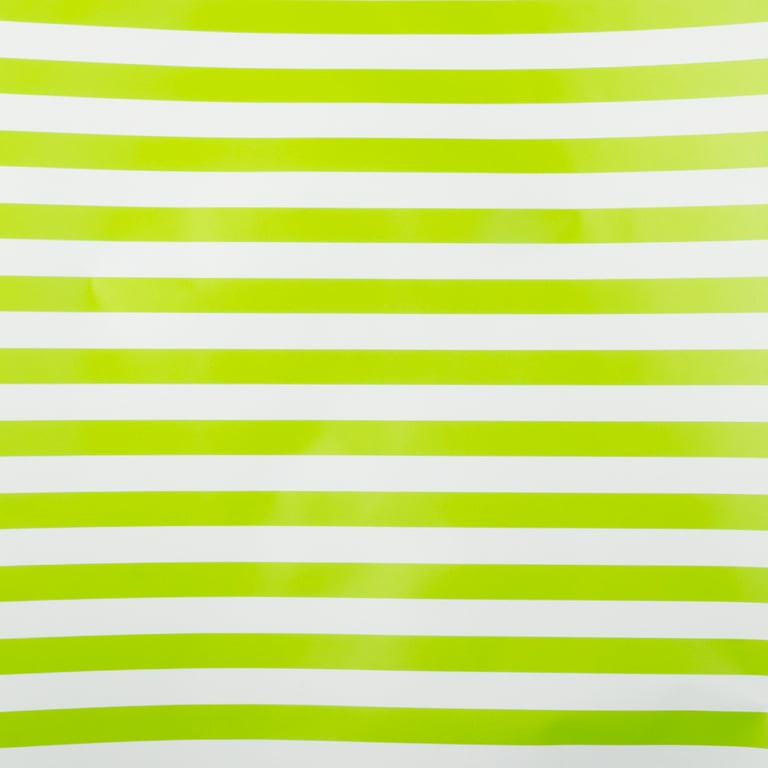 Green And White Striped Paper