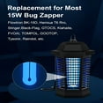 HIBIBUD Bug Zapper Replacement Light Bulb for 15W Insect Attracting ...