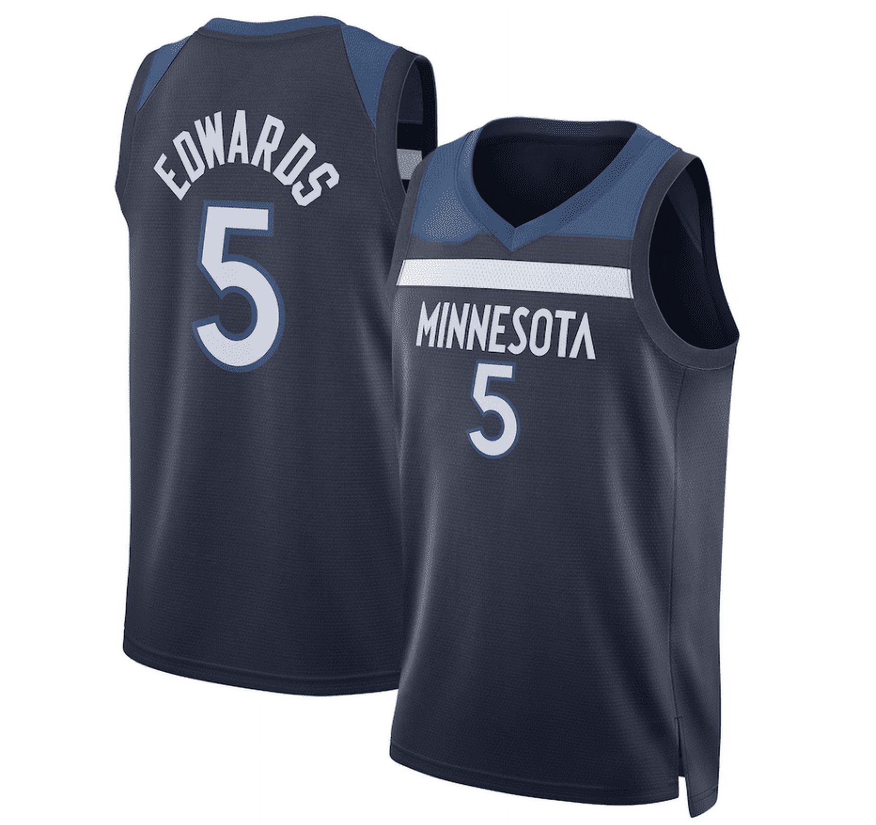 Men Women Unisex Basketball Jersey EDWARDS 5# 1# REID 11# TOWNS 32 ...