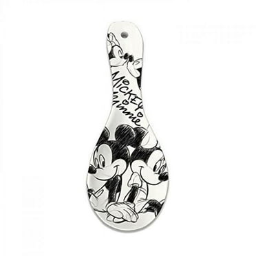 Disney's Mickey Mouse Black Ceramic Spoon Rest - Kitchenware Utensil ...