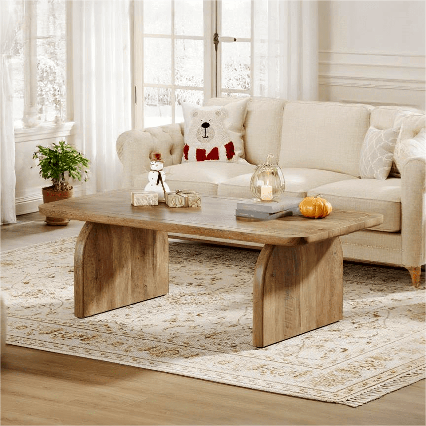 Click here for Fnova Farmhouse Coffee Table For Living Room  47.2... prices
