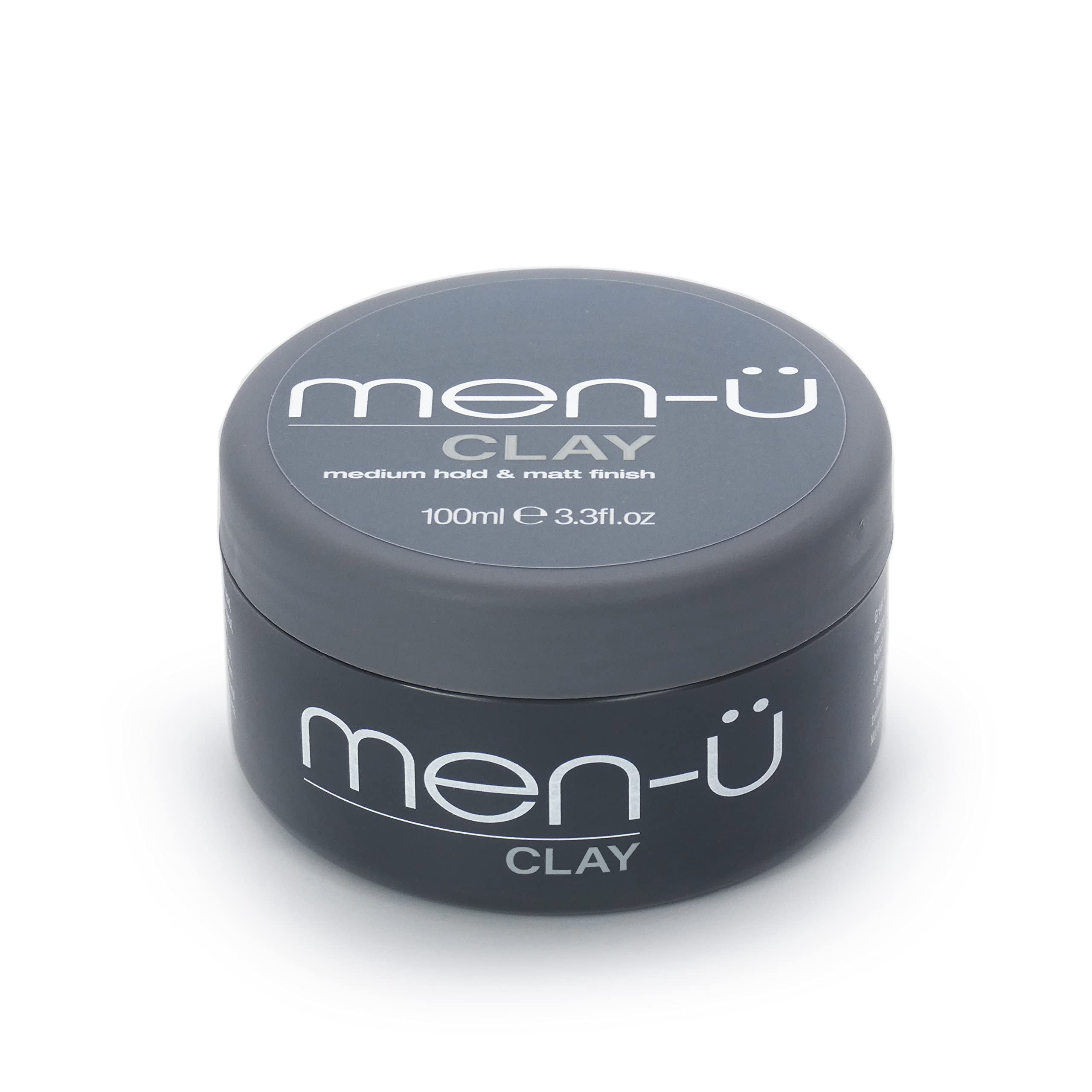 men-u CLAY styling 100ml mens hair products - For matt & choppy styles ...