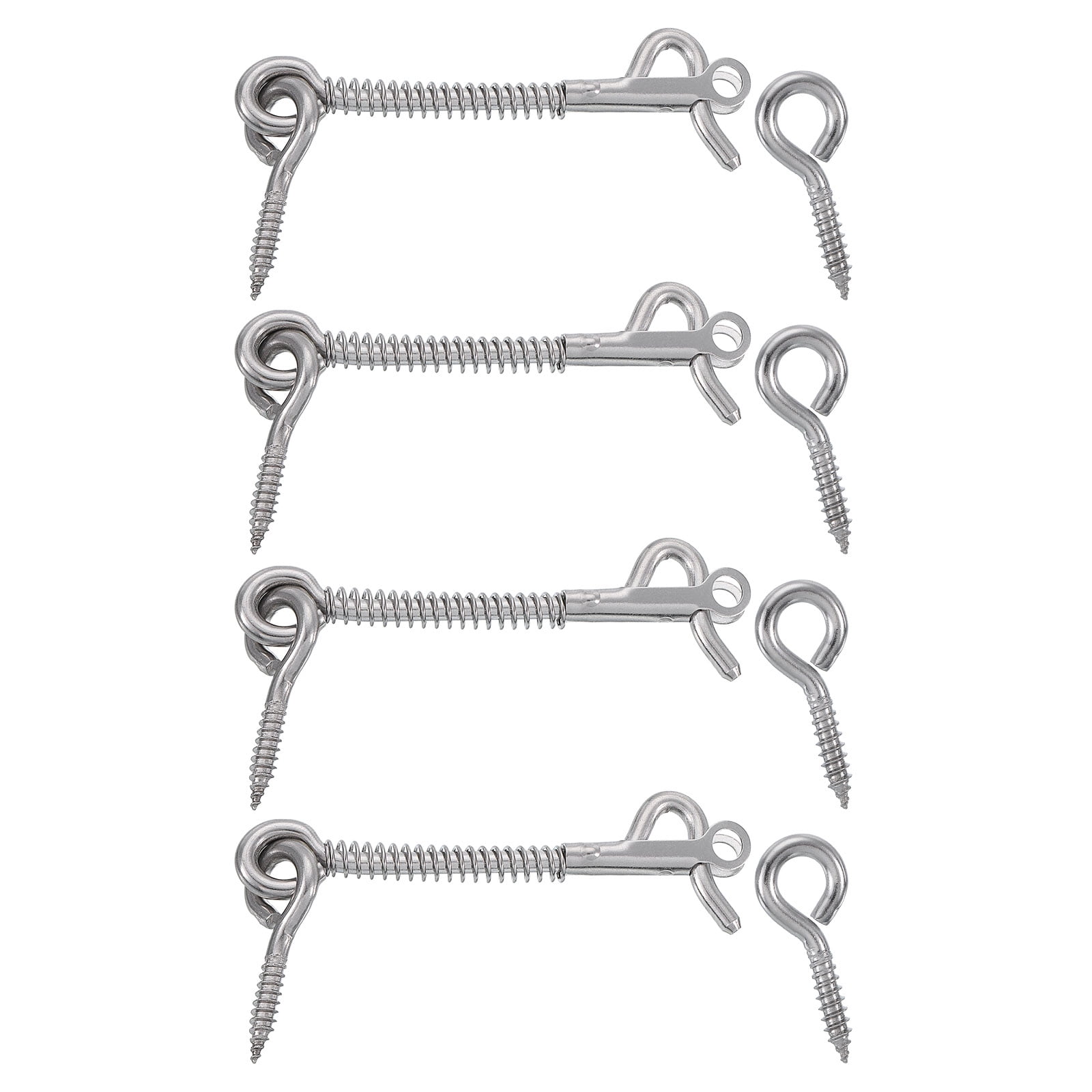 Click here for Uxcell 4pack Safety Hook And Eye Latch  3 Stainles... prices