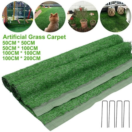 3.3x3.3FT Artificial Grass Mats Lawn Carpet Synthetic Grass Turf Mat ...