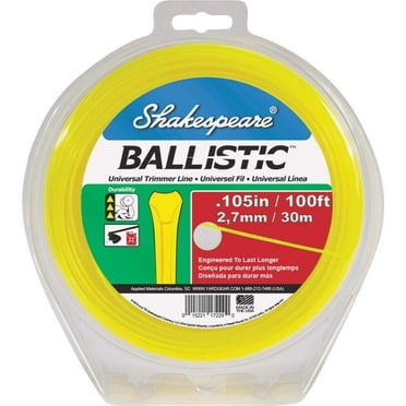 Shakespeare 0.105 In. x 180 Ft. Ballistic Twist Universal Trimmer Line ...