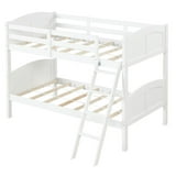 Angel Line Rowan Twin Bunk Bed, Wood, Converts, 165 lbs - Walmart.com