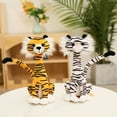 Animal Plush Doll Soft Sitting Long Neck Built-in Plastic Steel Funny ...