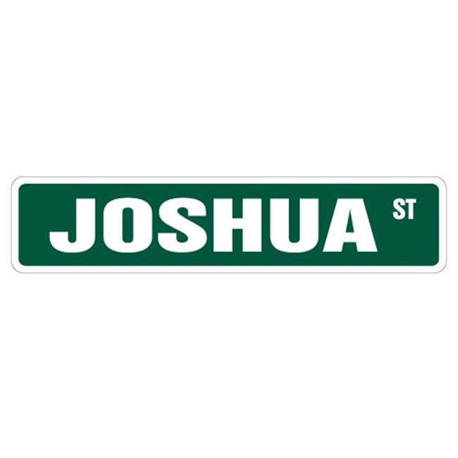 Click here for Signmission Ss-Joshua 4 X 18 In. Joshua Street Sig... prices