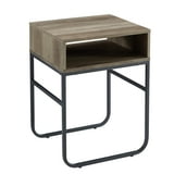 Manor Park Modern Curved Leg End Table, Grey Wash - Walmart.com