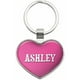 Ashley - I Love Name Metal Heart Keychain Key Chain Ring, Multiple ...