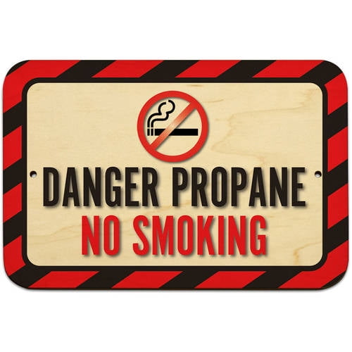 Danger Propane No Smoking Sign - Walmart.com