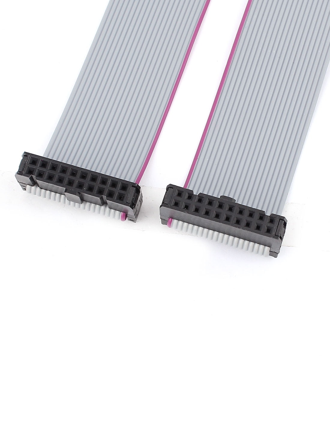 2.54mm Pitch 20 Pin 20 Wire F/F IDC Connector Flat Ribbon Cable 118cm ...