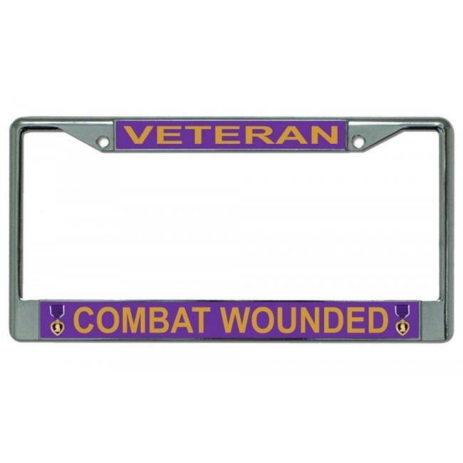 212 Main LPO2529 6 x 12 in. Combat Wounded Veteran Photo License Plate ...