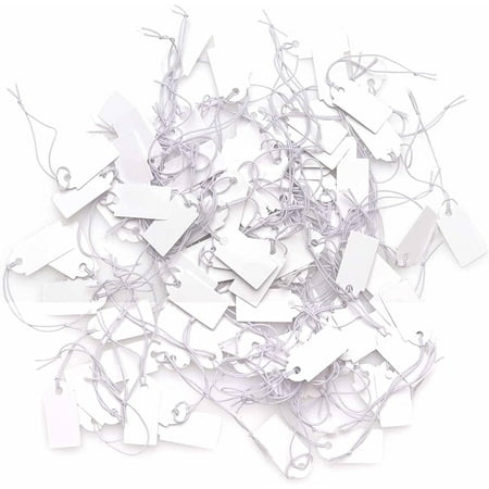 Ruwado 100 Pcs Price Tags with Hanging String Writable Blank Display ...
