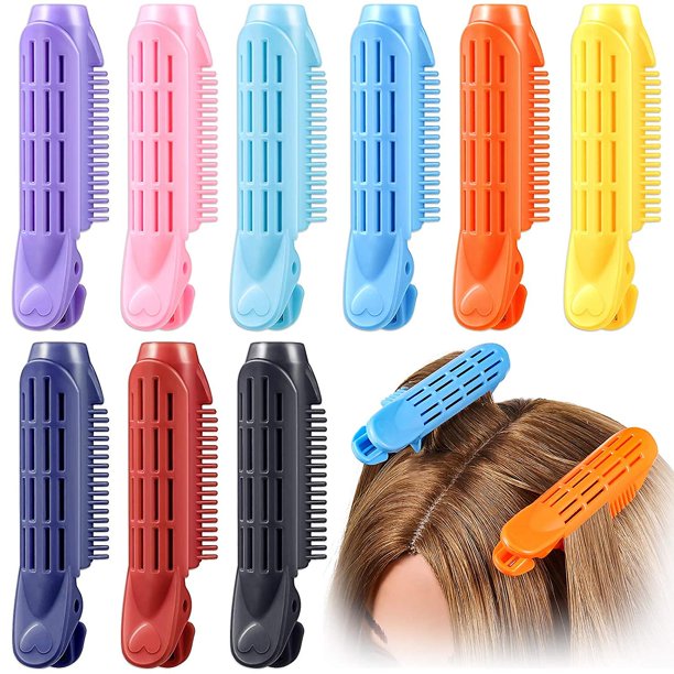 9 Pieces Fluffy Hair Clip Styling Curly Tool Root Hair Curler ...