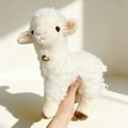Simulation Kawaii Bell Sheep Stuffed Animal Plush Toys - Lifelike Lamb ...
