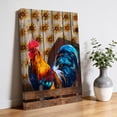 Farm Retro Chicken Canvas Wall Art for Living Room, Animal Portraits ...