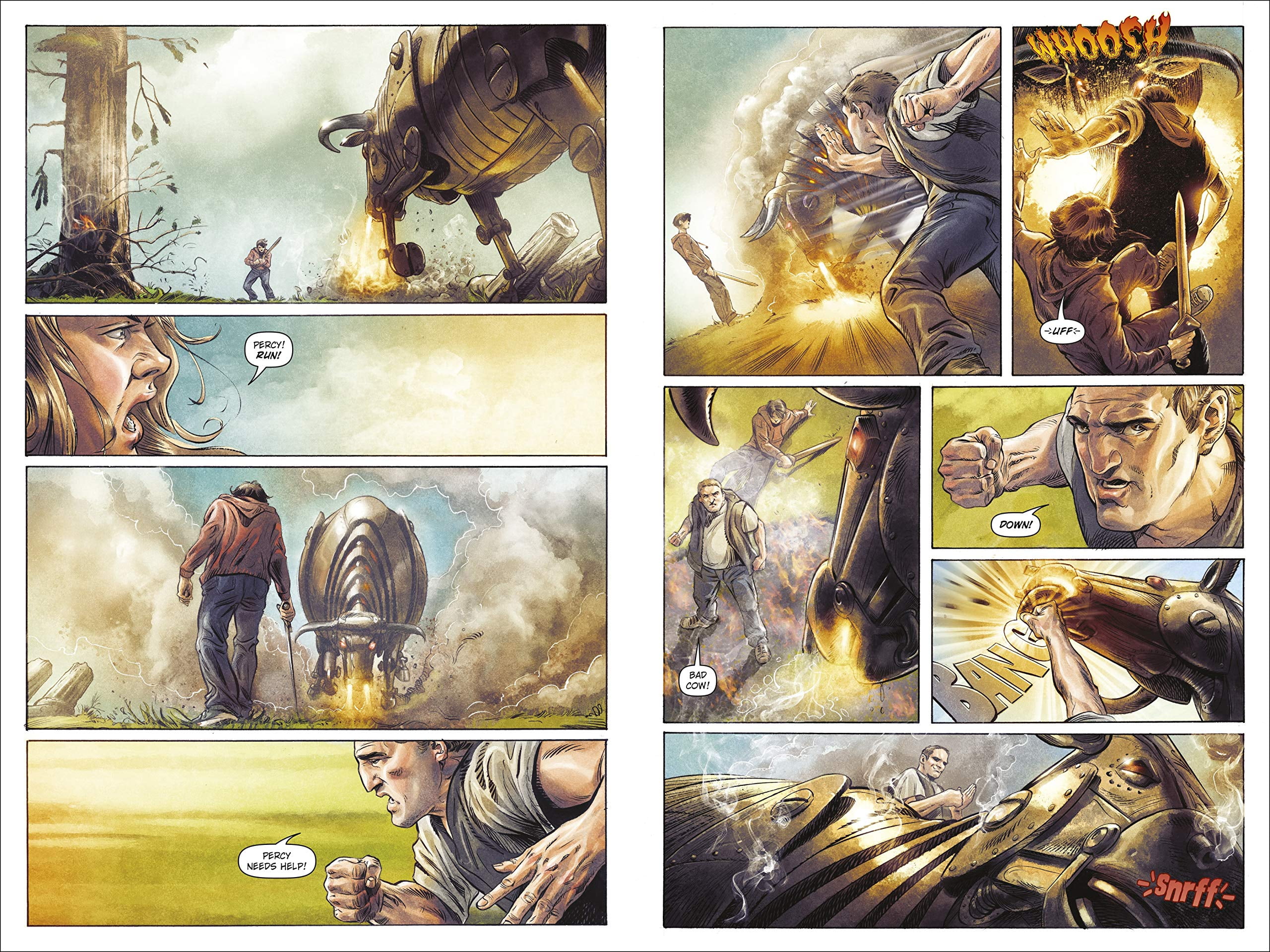 Percy Jackson Comic Strips