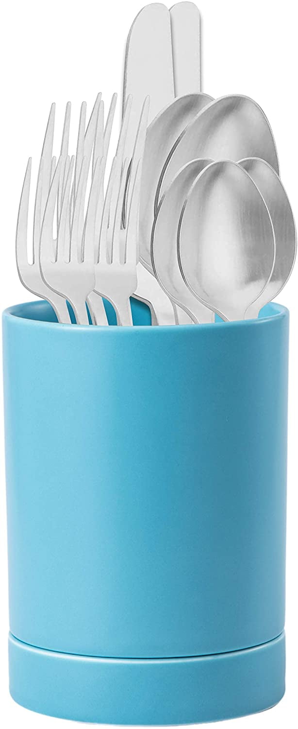 Bruntmor Kitchen Utensil Holder for Countertop, 5.6 Ceramic Utensil ...