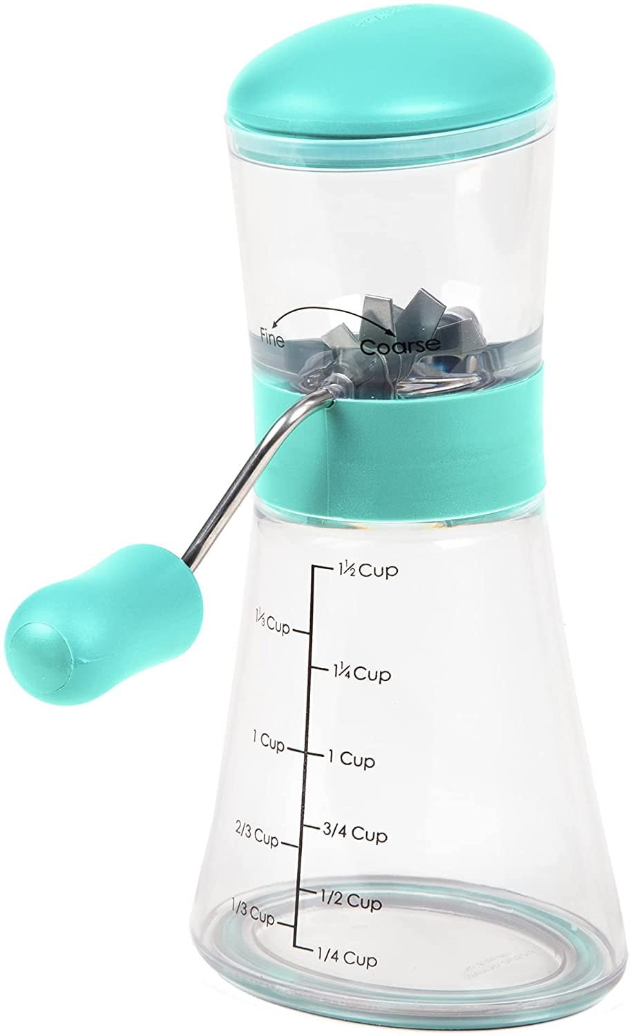 Prepworks by Progressive Nut Chopper with Non-Skid Base, Turquoise ...