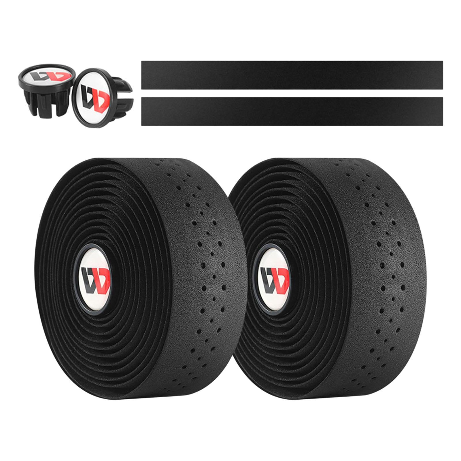 EVA Road Bike Handlebar Tapes Breathable Soft with Bar End Belt Straps ...
