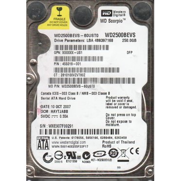WD4000AAKS-00TMA0, DCM DHNCHV2CHB, Western Digital 400GB SATA 3.5 Hard ...
