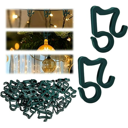 150 Pieces Holiday Light Clips Christmas Light Clips Outdoor Gutter ...