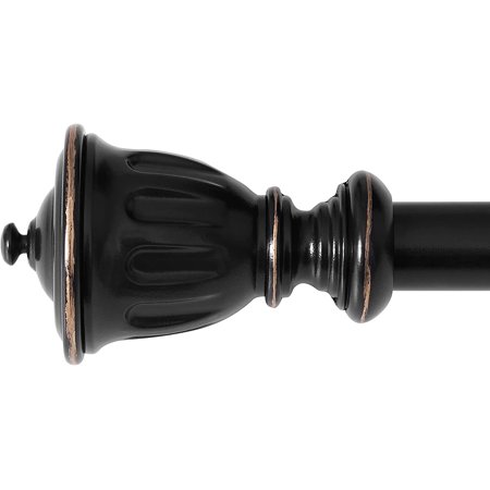 Decorative Antique White Curtain Rods for Windows 28 to 48 inch ...