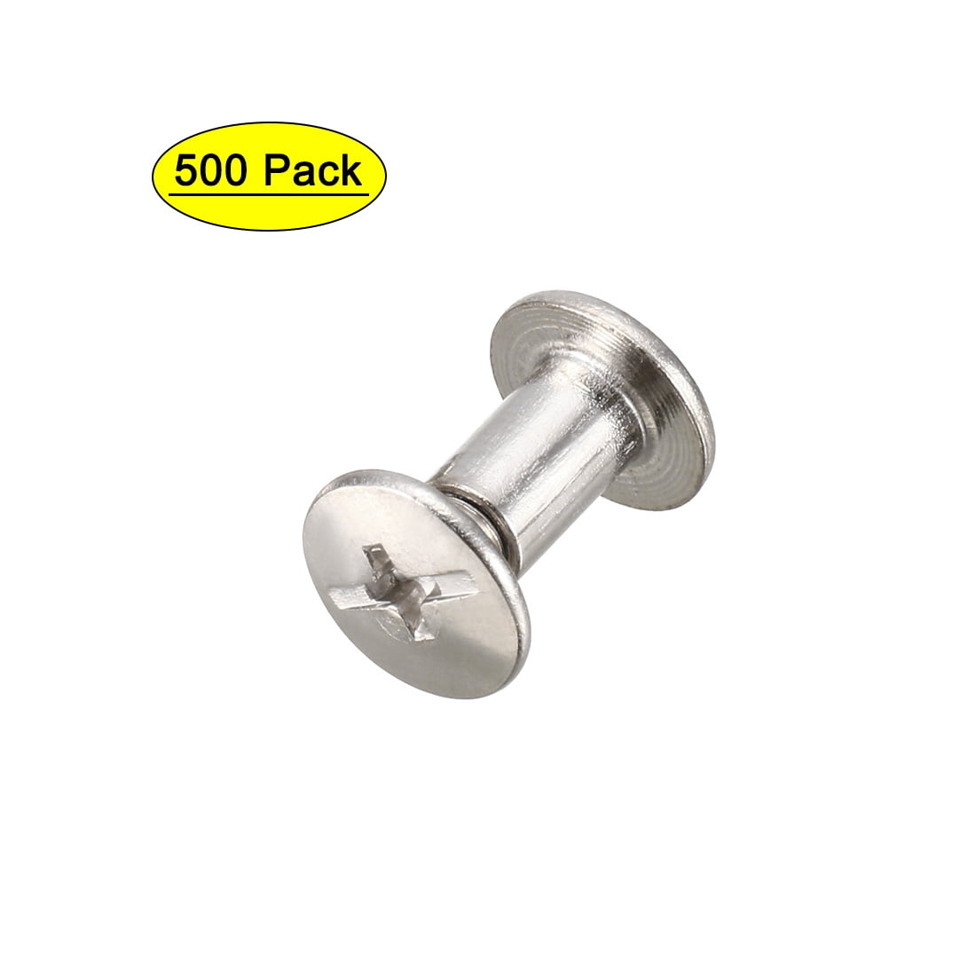 M5x8mm Leather Craft Belt Metal Nail Rivets Chicago Screws Binding Post ...