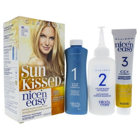 Nice n Easy Sun Kissed Permanent Color - 9G Natural Light Golden Blonde ...