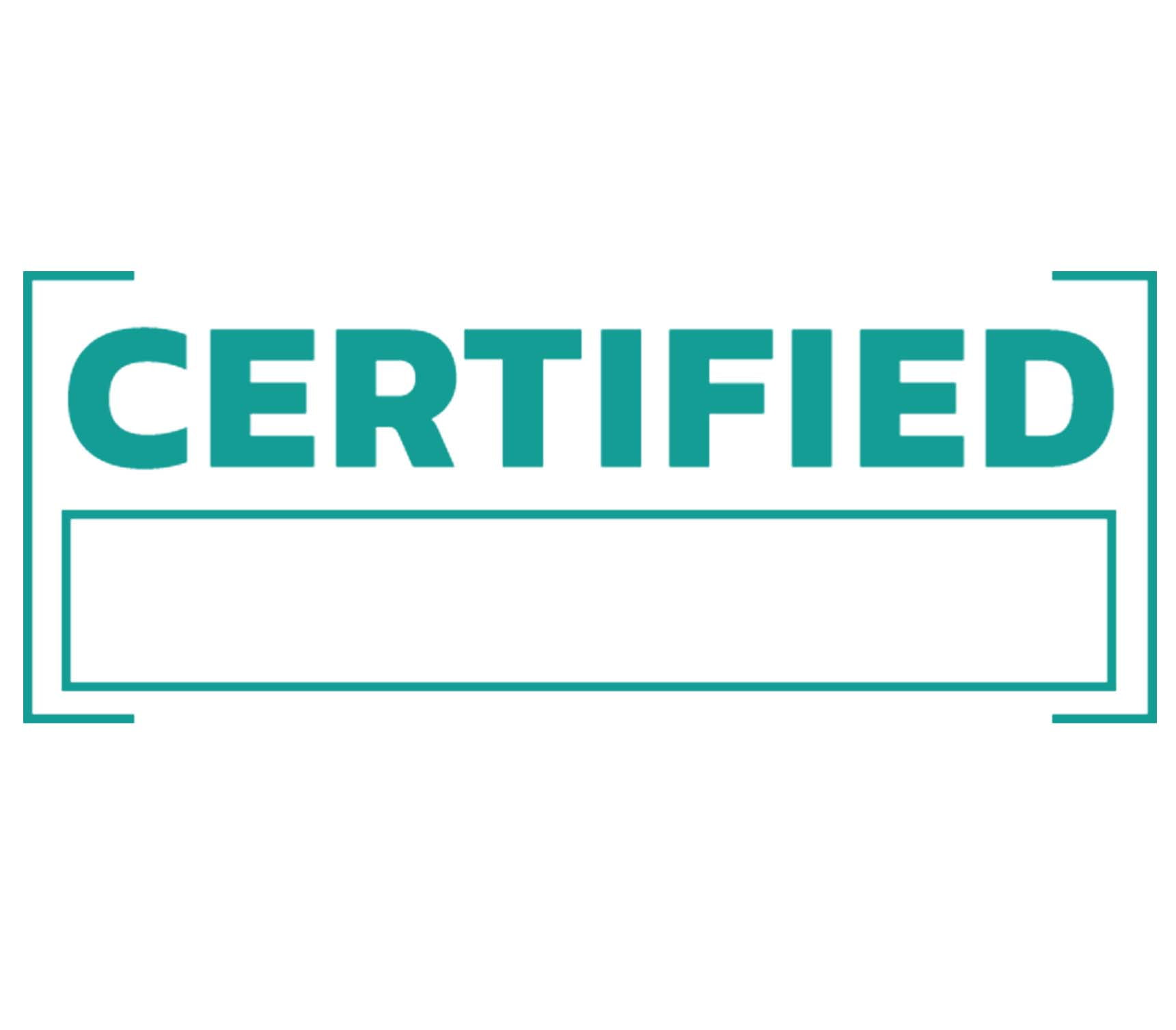Printtoo Certified Self Inking Rubber Stamp Pre-Inked Office Stamp ...