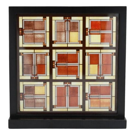 Ebros Frank Lloyd Wright Unity Temple Skylight Stained Glass Art ...