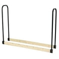 Pleasant Hearth Outdoor Steel Brackets Adjustable Width Log Rack ...