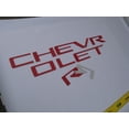 Chevy Silverado Red Rigid Plastic Chevy Tailgate Lettering Kit 2019 ...