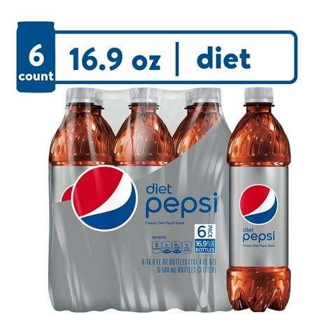 UPC 012000171956 - Diet Pepsi Cola Soda Pop 16.9 oz 6 Pack | upcitemdb.com
