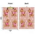 Acrylic Writing Board Gold 12.5*9 Inch Clipboards Transparent Acrylic ...