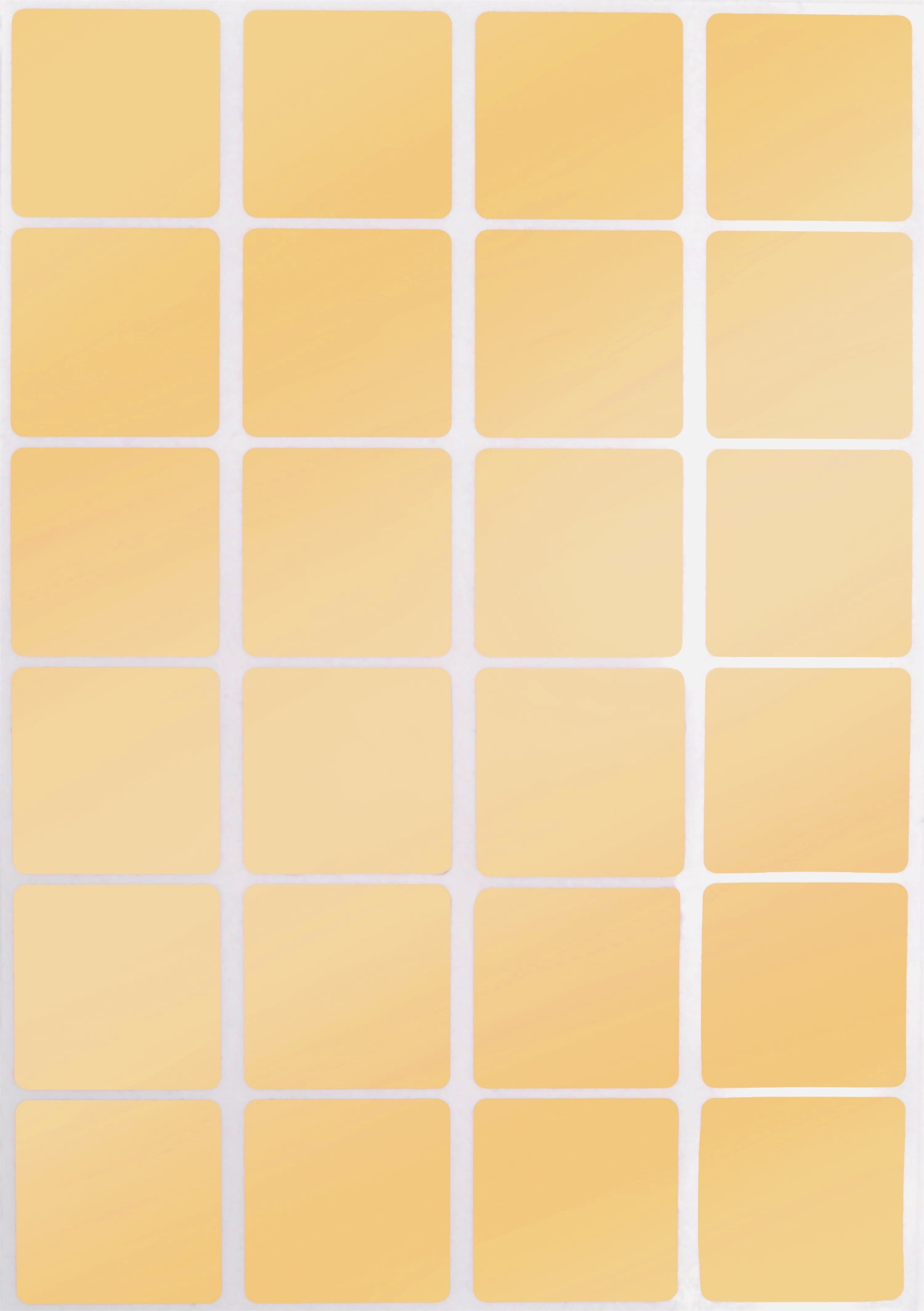 Royal Green Color Code Labels 1 X 1 inch Square in Metallic Gold 25m x ...