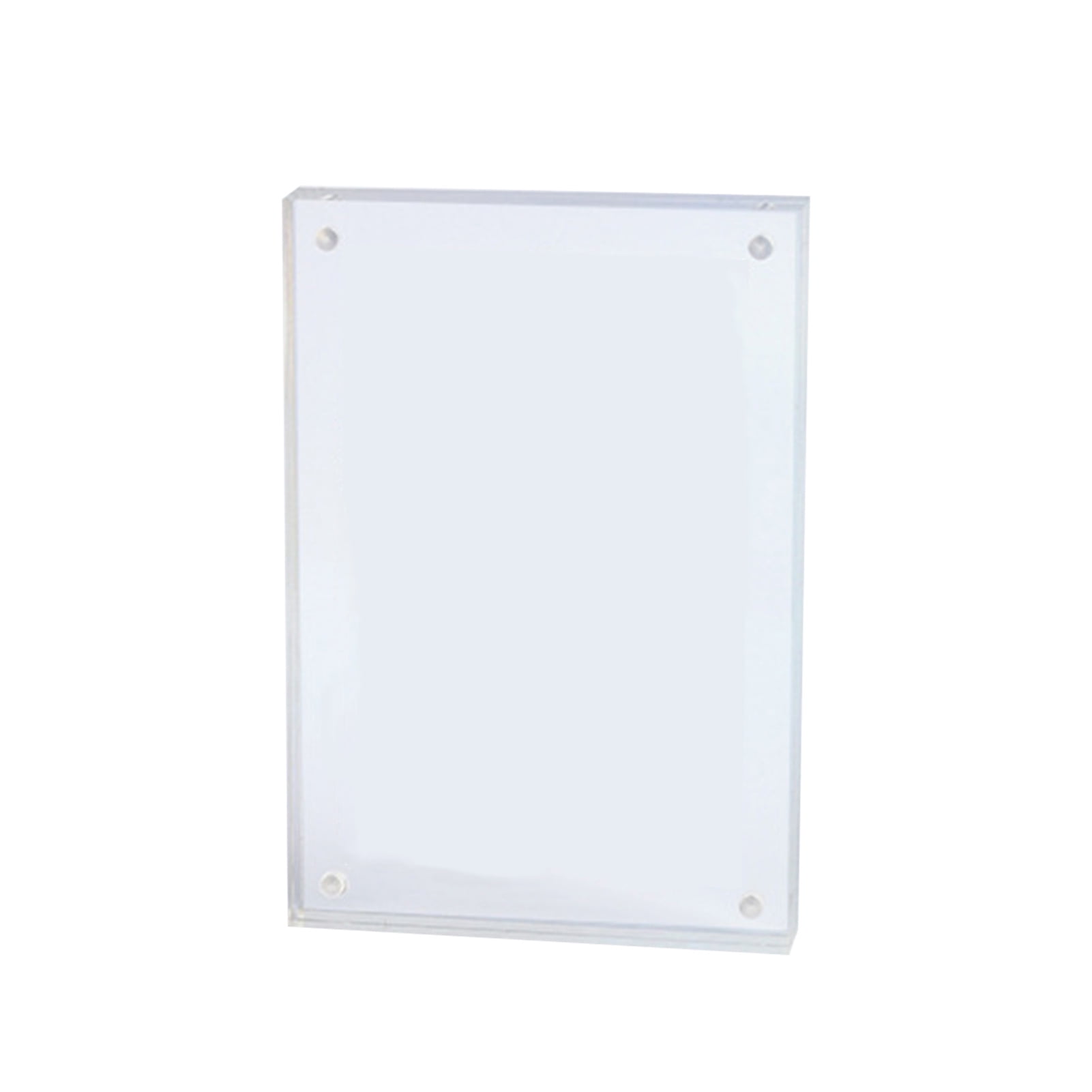 FaLX Photo Frame - Easy to Wipe - Double-sided Transparent Acrylic - 6-inch - Horizontally And ...